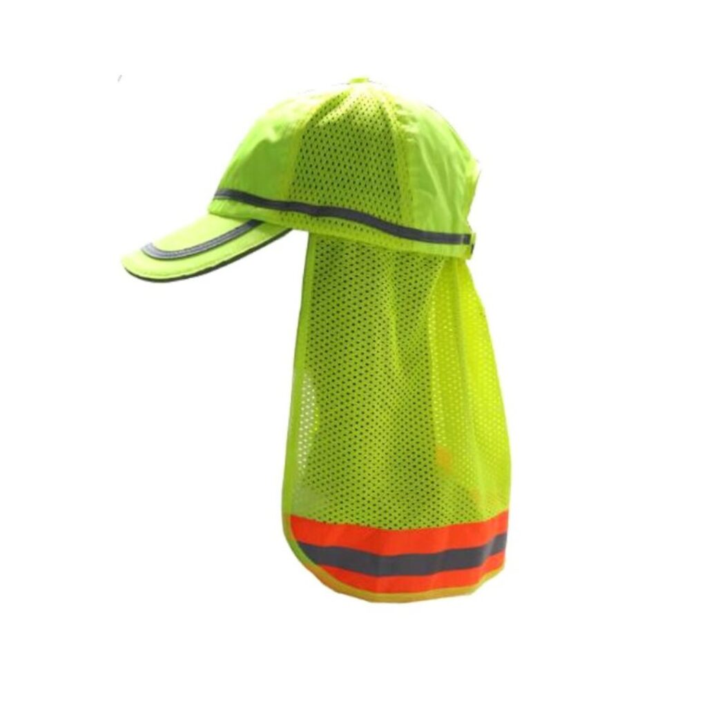 GRC-A11 High-Visibility Safety Baseball Cap with Neck Flap - High ...